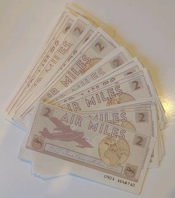 RARE VINTAGE AIR Mile Vouchers 1980s/90s - 36 Vouchers 2 Miles each £4. ...