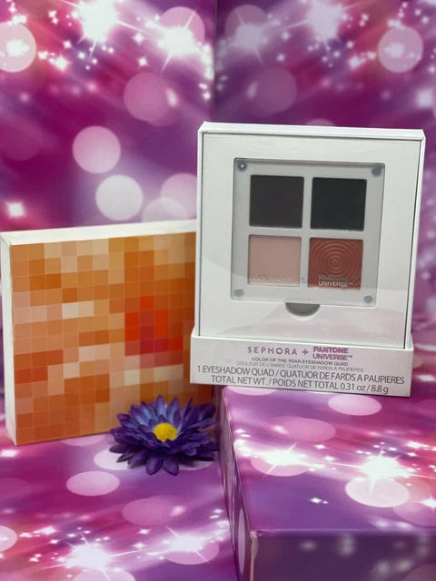 SEPHORA + PANTONE Universe Color Of The Year Eye Shadow Quad Tangerine ...