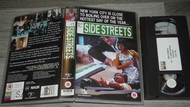 SIDE STREETS VHS Vid Big Box Timecode Sample Dealer Tape TBC Cert £6.99 ...