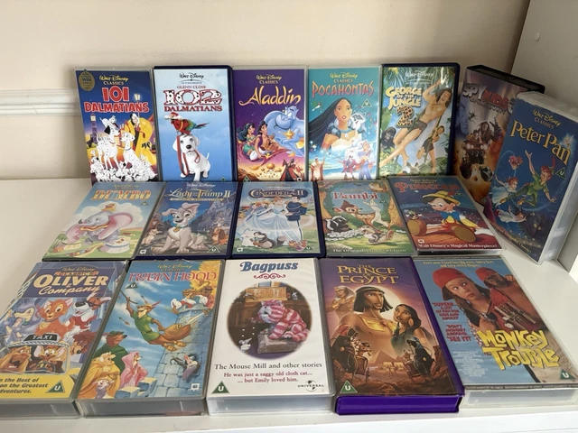 DISNEY VHS BUNDLE Plus Other X16 Video Cassette Tapes Job Lot £17.99 ...