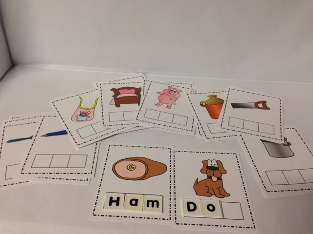 48 PICTURE LETTER Cards Words For Spelling Phonics Cards Teaching 48-picture-letter-cards-words-for-spelling-phonics-cards-teaching