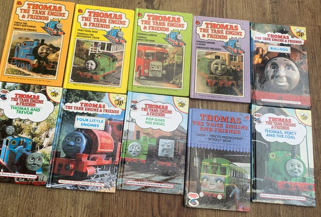 THOMAS THE TANK Engine Book Bundle X10 The Rev W Hardy Ladybird Vintage ...