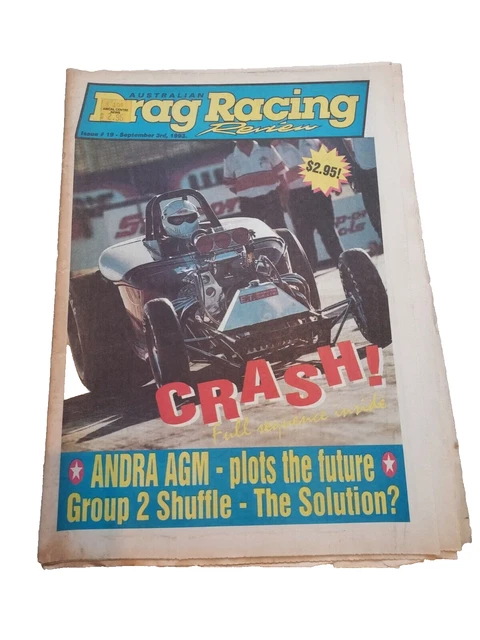 VINTAGE AUSTRALIAN DRAG Racing Review Magazine 1993 Sept Issue # 19 ...