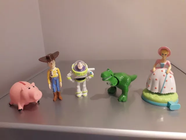 Disney Mcdonalds Toy Story Uk Happy Meal All 5 Figures The Complete Set