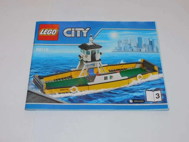 LEGO CITY - Notice De Montage - Bateau - N° 60119 EUR 4,00 - PicClick FR