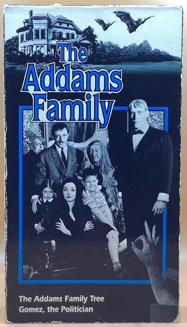 THE ADDAMS FAMILY VHS 1991 Addams Family Tree / Gomez The Politician ...