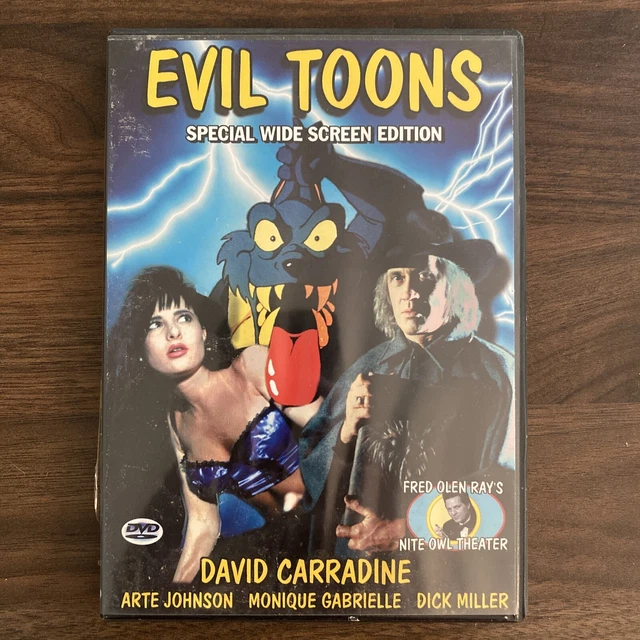EVIL TOONS SPECIAL Wide Screen Edition Retromedia DVD David Carradine ...