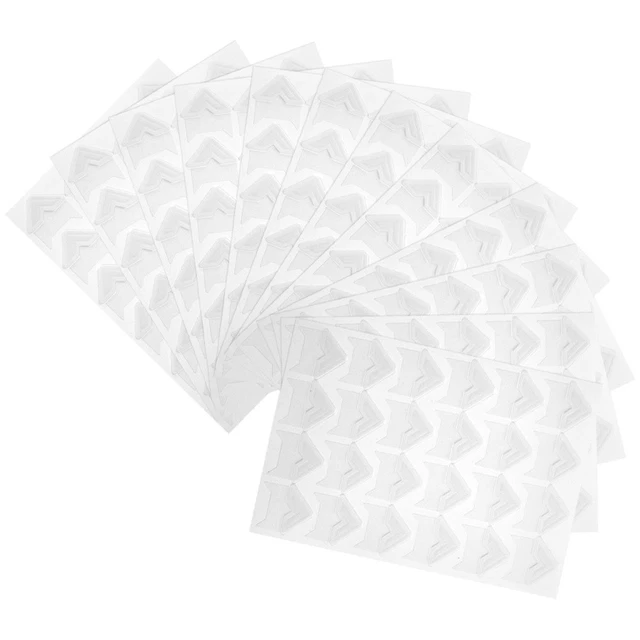 12 SHEETS CORNER Picture Holder Paper Photo Corners Album Stickers £9. ...