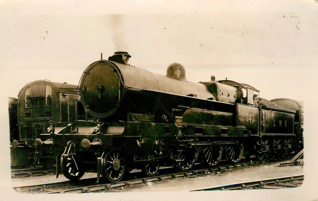 RAILWAY STEAM LOCO Lms 5943 - Real Photo Postcard C1929 £2.00 - PicClick UK