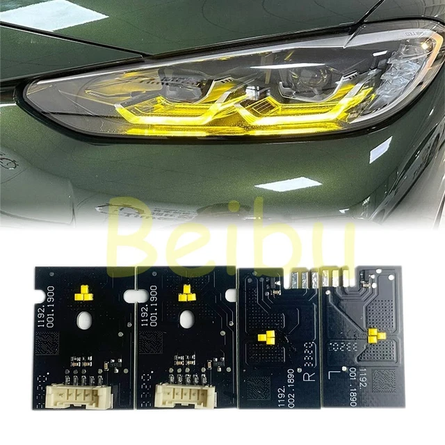 YELLOW ANGEL EYE CSL DRL Led Daylight Chips For BMW 4 Series G80 G82 ...