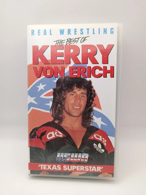 RARE USWA THE Best of Kerry Von Erich VHS WWE WWF AEW Retro Wrestling ...