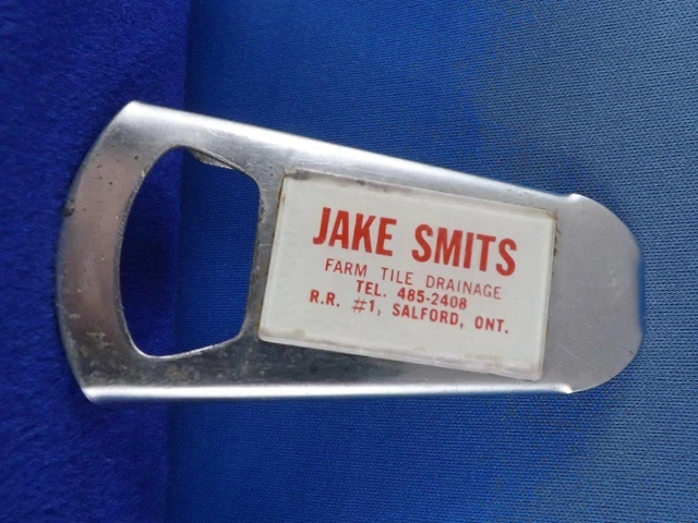 JAKE SMITS FARM Tile Drainage Salford Canada Vintage Beer Bottle Cap ...