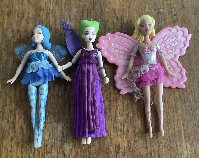 BARBIE FAIRYTOPIA MAGIC Of The Rainbow Mini Dolls Set £4.00 - PicClick UK