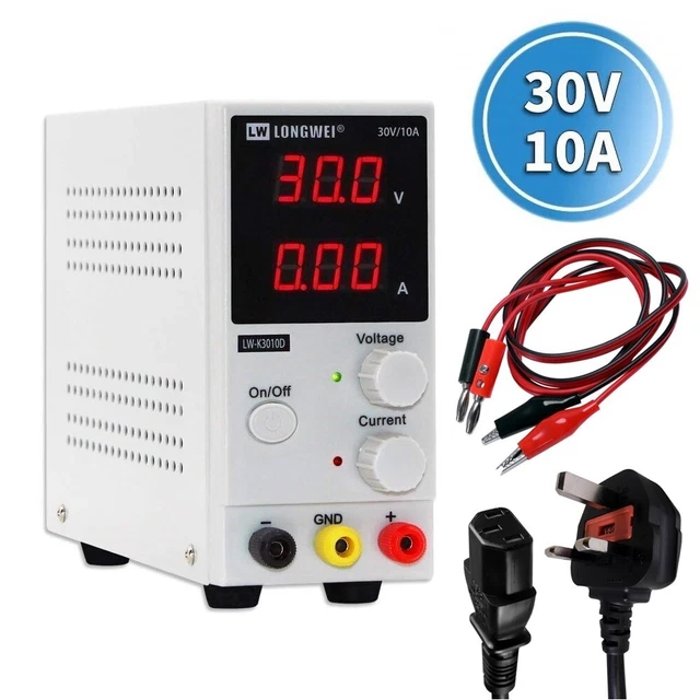 ADJUSTABLE POWER SUPPLY 30V 10A Switching Dc Digital Led Variable ...