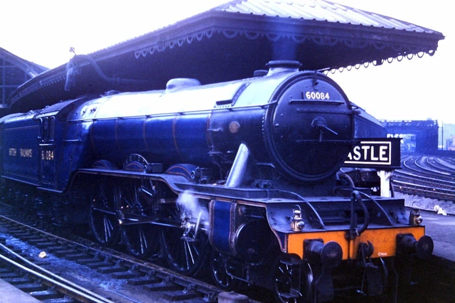 COLOUR-RAIL 35MM SLIDE Ref BRE6: A3 60084 "Trigo" at Newcastle 1949. £1 ...