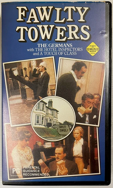 FAULTY TOWERS THE Germans VHS John Cleese Video Cassette Tape PAL PG ...