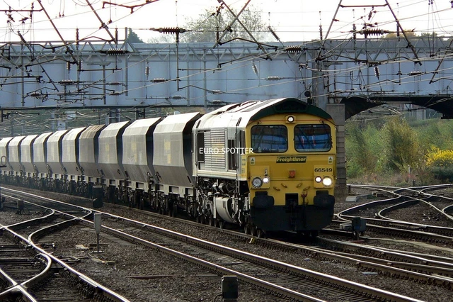 B531P 6X4 GLOSSY Photo Freightliner Class 66 66549 @ Doncaster (MG) £0. ...