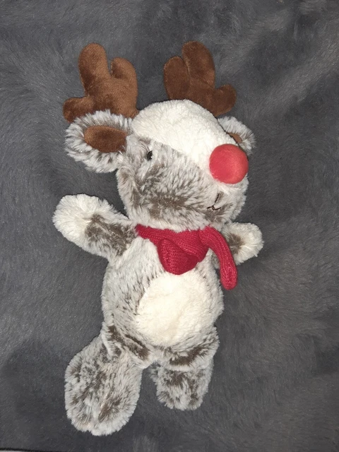 WAITROSE RUDOLF THE Red Nose Reindeer Christmas Scarf Santa Kids Soft ...