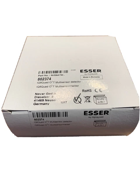 ESSER NOVAR HONEYWELL IQ8Quad O2T Multisensormelder 802374 EUR 74,00 ...