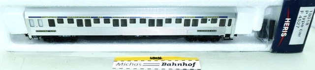 HERIS 18018 C.I.W.L. inox Schlafwagen P type car F 4527 EpV H0 1:87 OVP ...