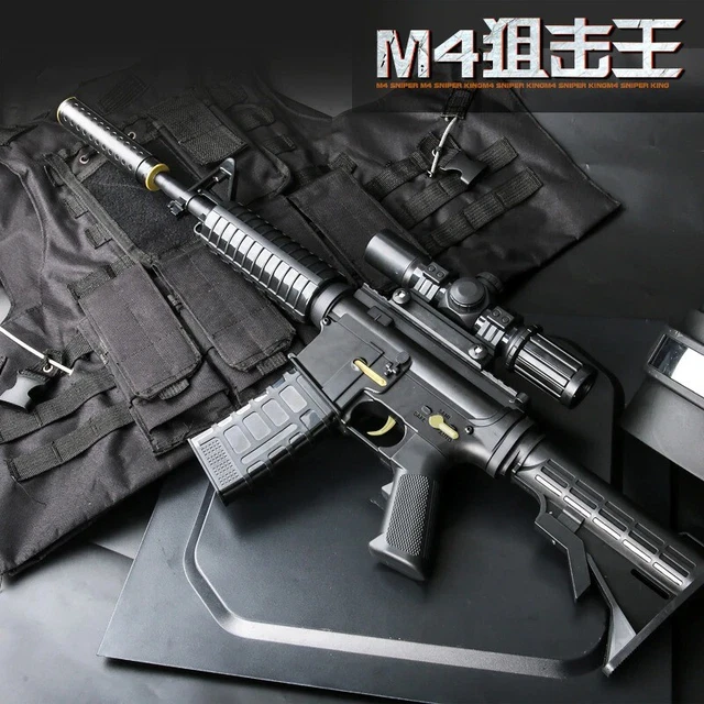 M416 RIFLE ELECTRIC Water Bullet Blaster Kids Gun Toys New Gift Gun ...