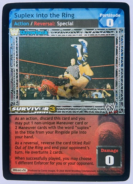 WWE RAW DEAL: Suplex into the Ring (SS3, Foil) EUR 3,99 - PicClick IT