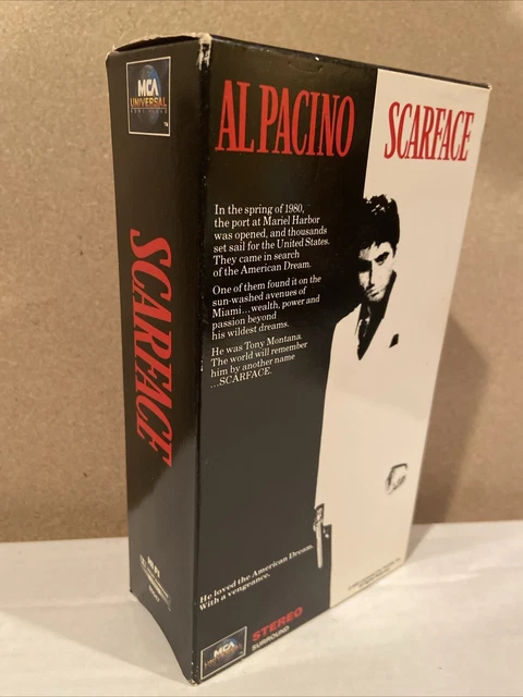 SCARFACE VHS 1983, 1990 Release 2 Tape Set Al Pacino £5.68 - PicClick UK