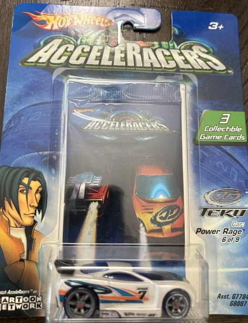 NEW ON CARD Hot Wheels Acceleracers 2005 Teku Power Rage 6/9 Rare Not ...