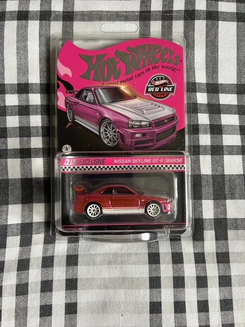 Hot Wheels Rlc Pink Nissan Skyline Gtr R34 Rlc Exclusive Sealed In Hand