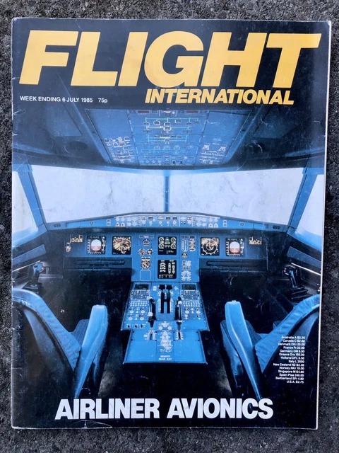 FLIGHT INTERNATIONAL MAGAZINE.6 June 1985 Airliner Avionics Propulsion ...