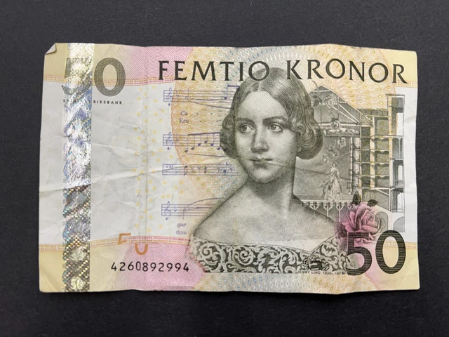 SWEDEN 50 KRONOR Banknote Set (10) LOT: 1101-003 £0.99 - PicClick UK