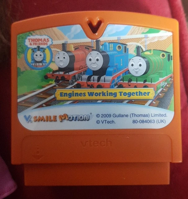 VTECH V SMILE Motion Thomas & Friends Engines Game Cartridge Only ...