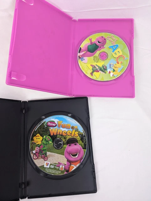 BARNEY DVD LOT Lot Of 4 - ABC Fun On Wheels Christmas Halloween $14.58 ...