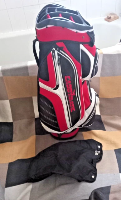 CADDYMATIC TROLLEY/CART GOLF Bag 14 Way Divider 10 Zip Pockets EUR 34 ...