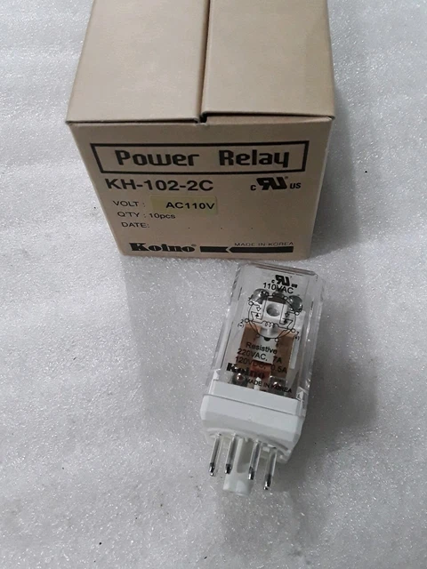 KH-102-2C-110AC KOINO 110 VAC Power Relais 8-polig 2P 5A NEU EUR 27,64 ...