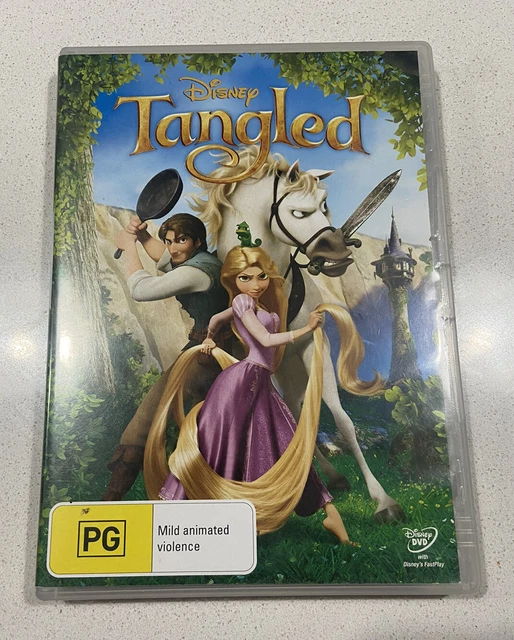 TANGLED DISNEY DVD PAL Region 4 Very Good Condition Free Postage ...