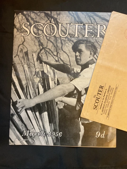 UK BOY SCOUTS 1950's The Scouter Magazine & Original Envelope & FREE ...