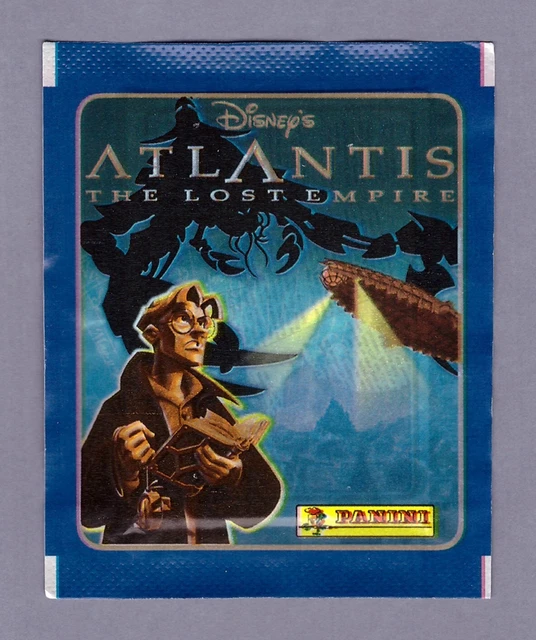 ATLANTIS THE LOST EMPIRE Bustina Figurine Panini Disney Stickers sealed ...
