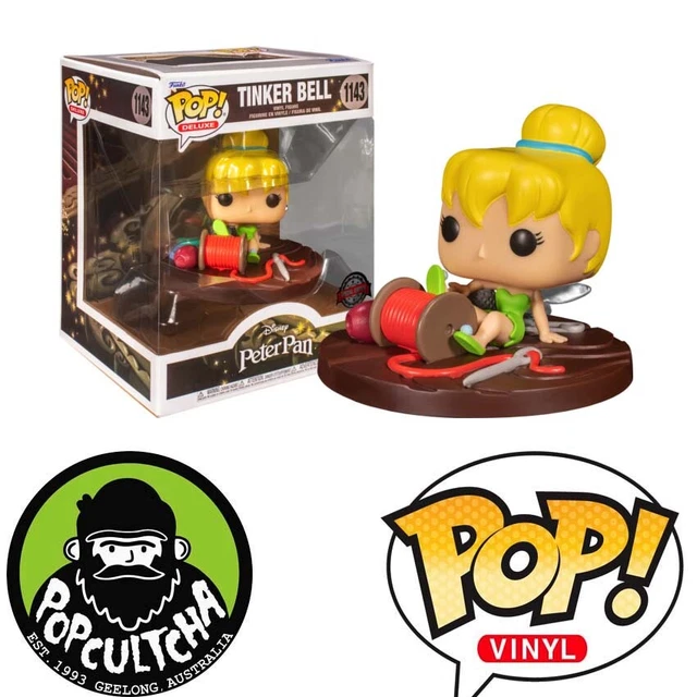 PETER PAN - Tinker Bell with Spool Deluxe Pop! Vinyl Figure "New" $29. ...