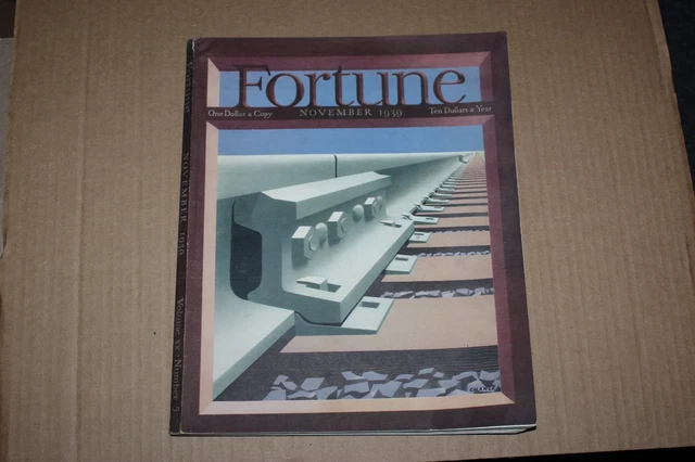 THE NOVEMBER 1939 issue of Fortune magazine (Volume XX, No. 5) £14.80 ...