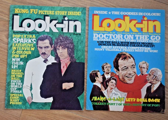 LOOK-IN MAGAZINE 20 26 SPARKS 1974 Black Beauty Tomorrow People Junior ...