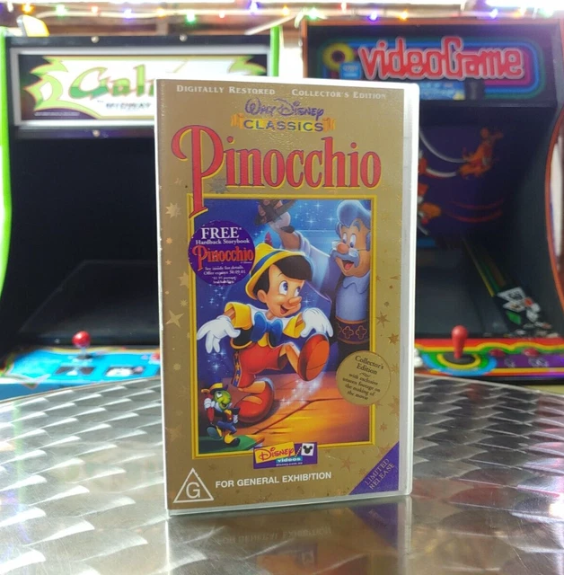 PINOCCHIO - WALT Disney Classics - VHS Movie Video Tape $8.60 - PicClick AU