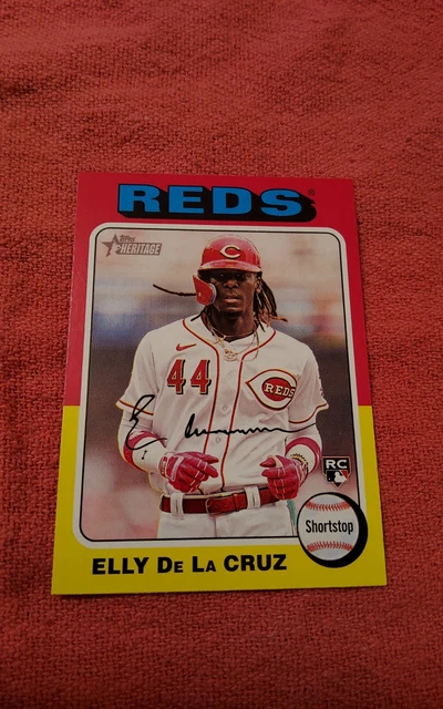 CARTA ROOKIE 2024 Topps Heritage Elly De La Cruz RC #473 Cincinnati Rossa EUR 2,75 - PicClick IT