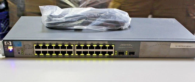 HP PROCURVE J9450A 1810G-24 24-Port Managed Gigabit Switch, Tested @S1 ...