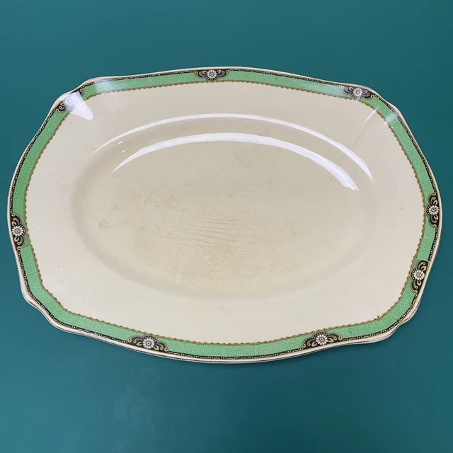 VINTAGE ROYAL STAFFORDSHIRE Pottery A J Wilkinson Honeyglaze Serving ...