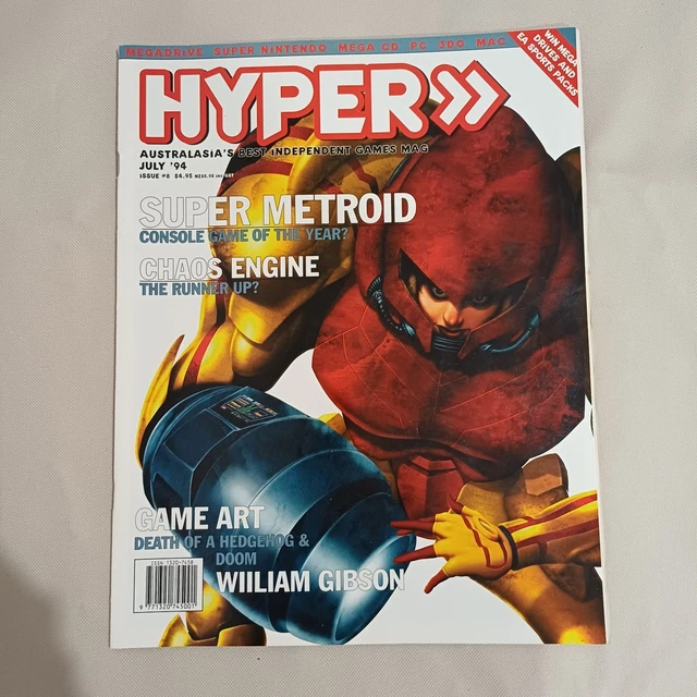 HYPER MAGAZINE ISSUE #8 Australia - poster detached £29.42 - PicClick UK