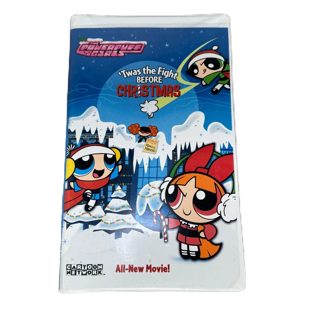 THE POWERPUFF GIRLS Twas the Fight Before Christmas VHS Cartoon Network ...