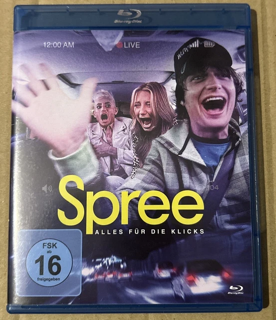 SPREE BLU-RAY GERMAN Import Region B (Horror, Joe Keery) VGC UK Seller ...