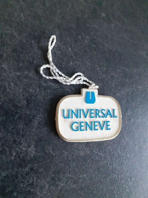 UNIVERSAL GENEVE WATCH TAG Label original genuine RARE COLLECTOR ...