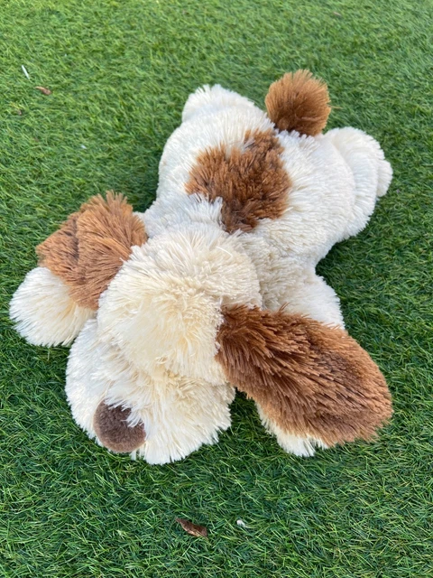 THE CUDDLE CREW Floppy Elmo Beige Brown Patch Dog Soft Toy 17” £24.99 ...